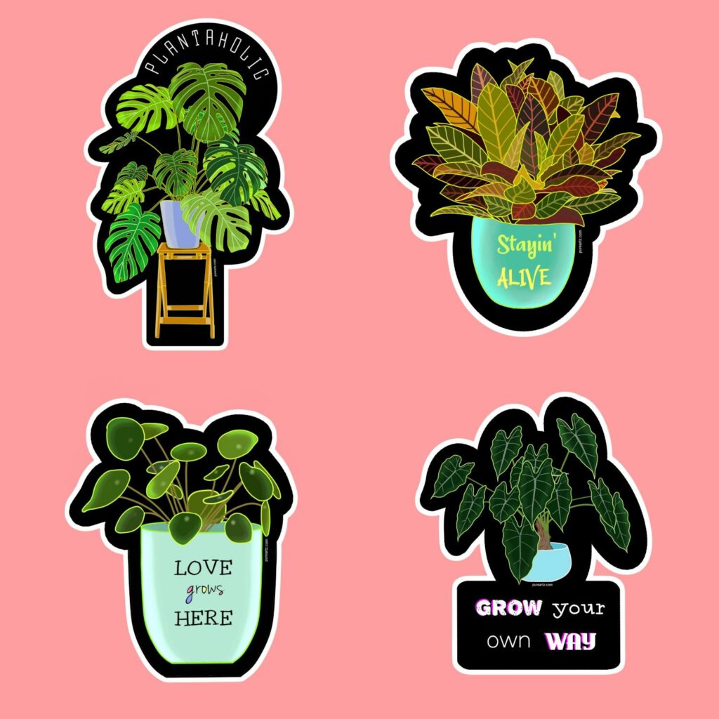 Plant Stickers I - PureArtz