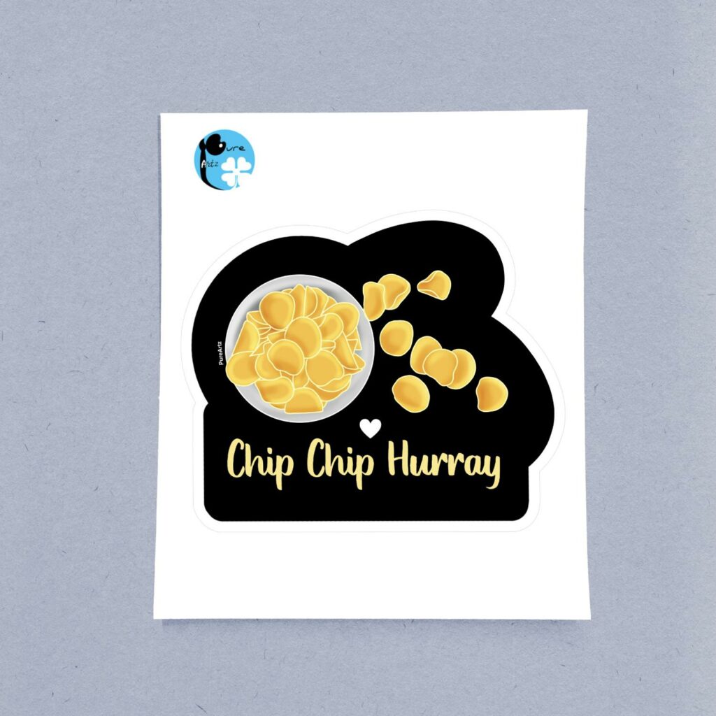 Chips Sticker - PureArtz